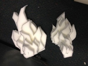 Creating Dorsal Plates – Becoming Godzilla